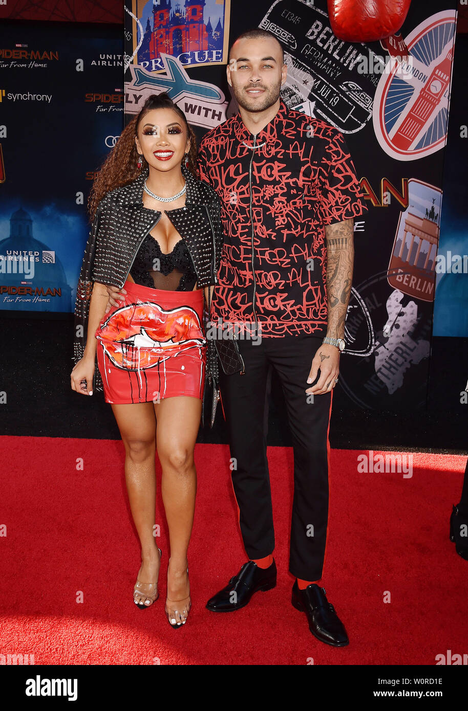 HOLLYWOOD, CA - JUNE 26: Liane V. (L) and Don Benjamin attend the ...