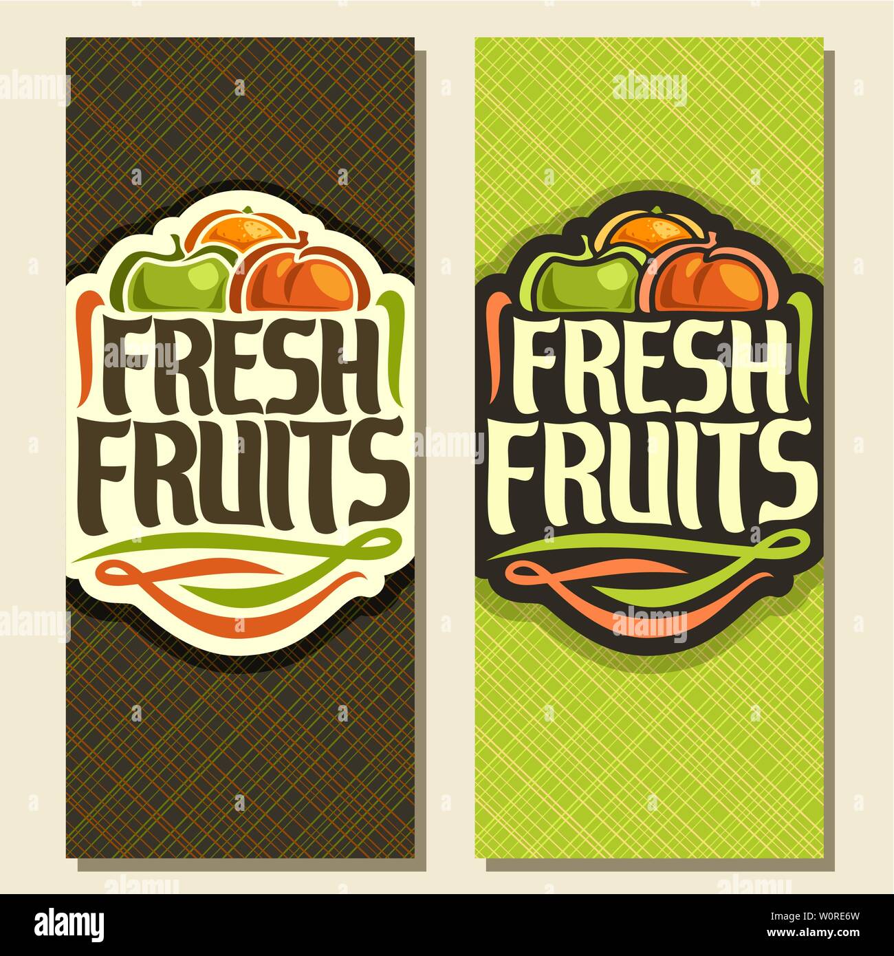 Vector banners for Fruit Stock Vector Image & Art - Alamy
