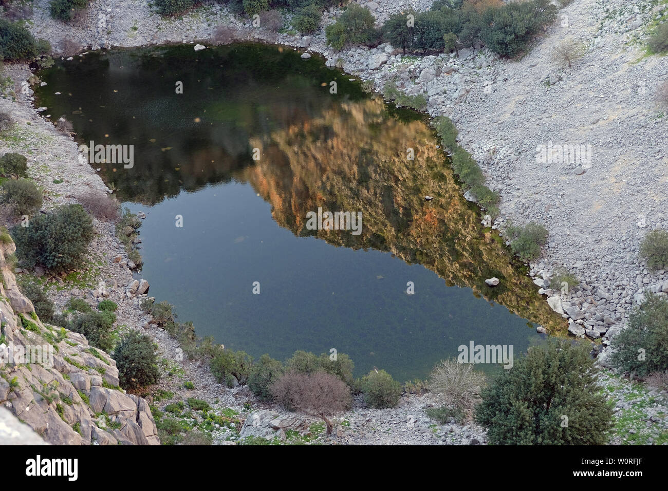 The deep pits are sometimes filled with water and create beautiful ...