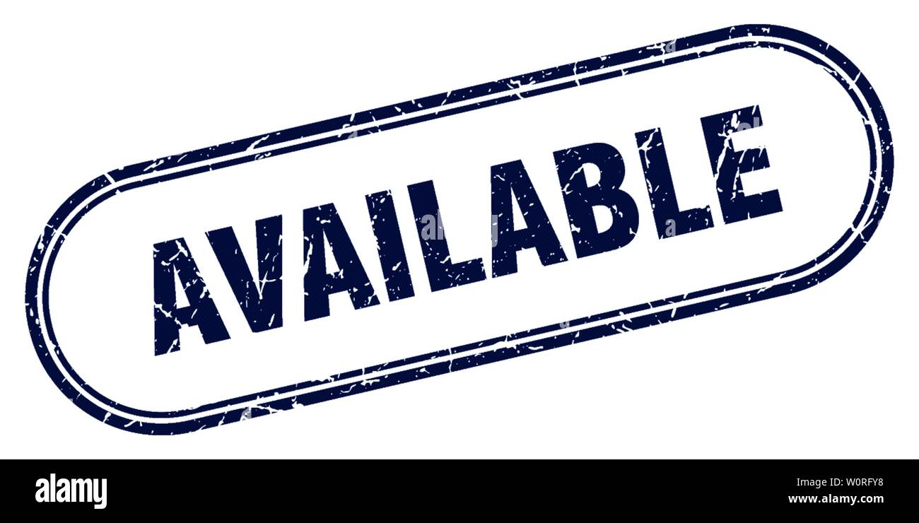 available stamp. available square grunge sign. available Stock Vector ...