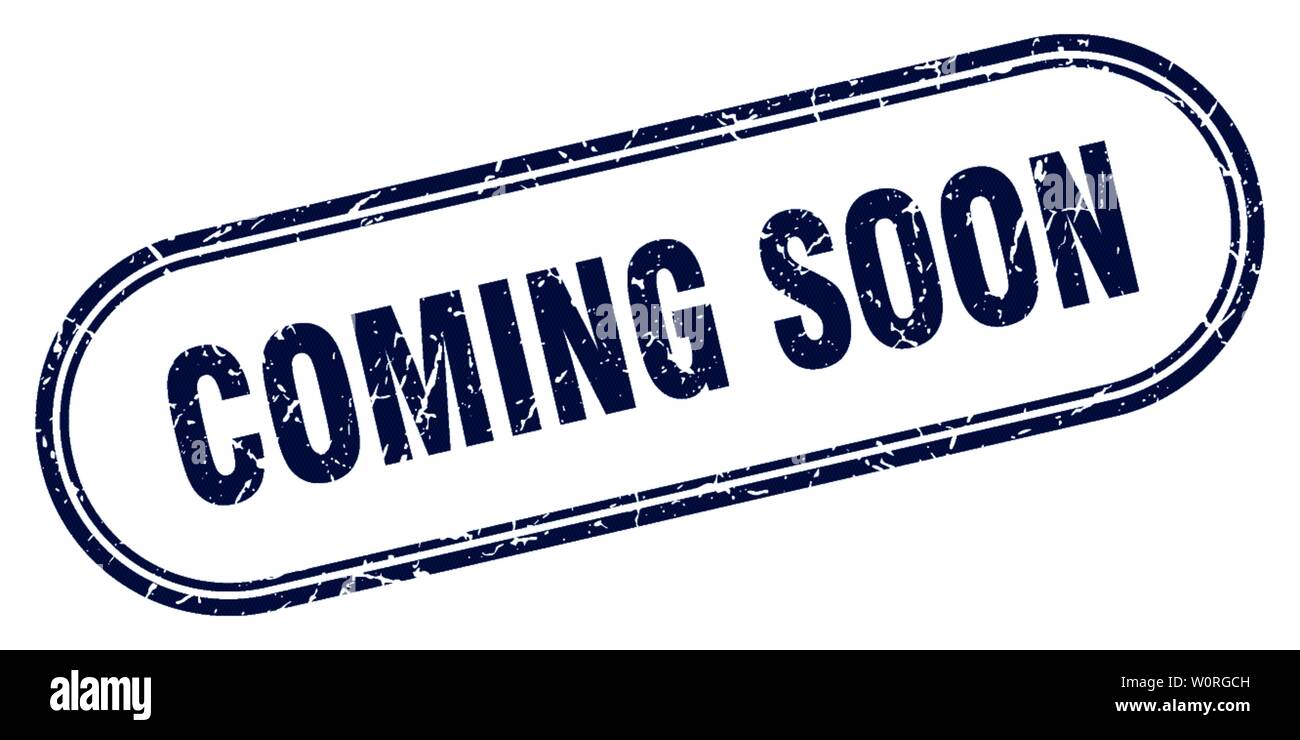 coming soon stamp. coming soon square grunge sign. coming soon Stock ...