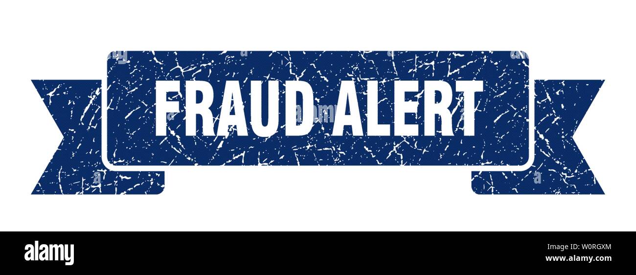 fraud alert grunge ribbon. fraud alert sign. fraud alert banner Stock ...