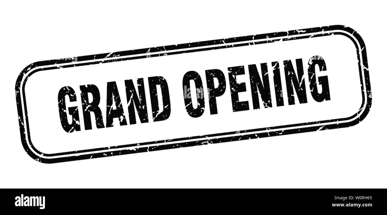 grand opening stamp. grand opening square grunge sign. grand opening ...