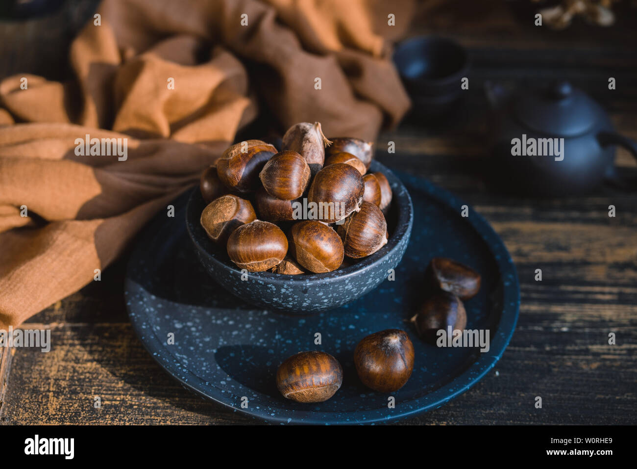 Stir fried chestnuts hi-res stock photography and images - Alamy