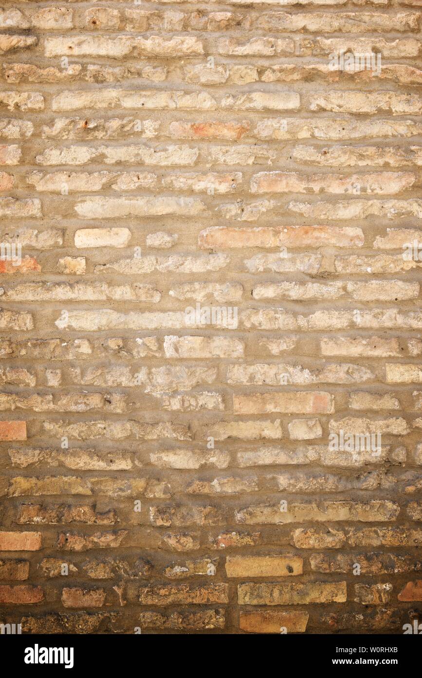 Brick wall background at high resolution in Spain Stock Photo - Alamy