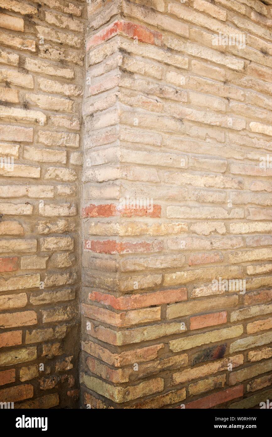 Brick wall background at high resolution in Spain Stock Photo - Alamy