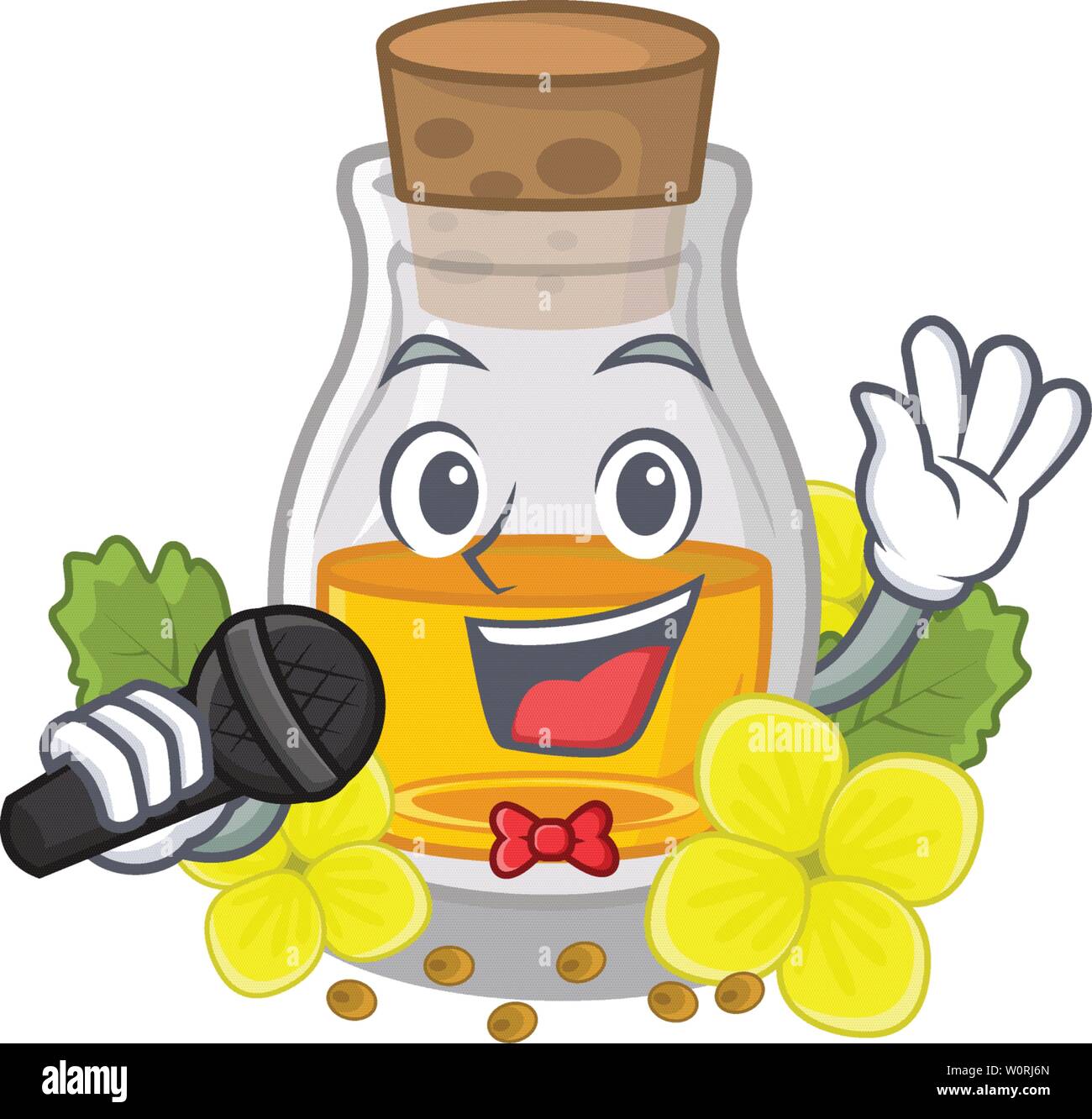 Singing mustard oil wrapped in mascot box Stock Vector Image & Art - Alamy