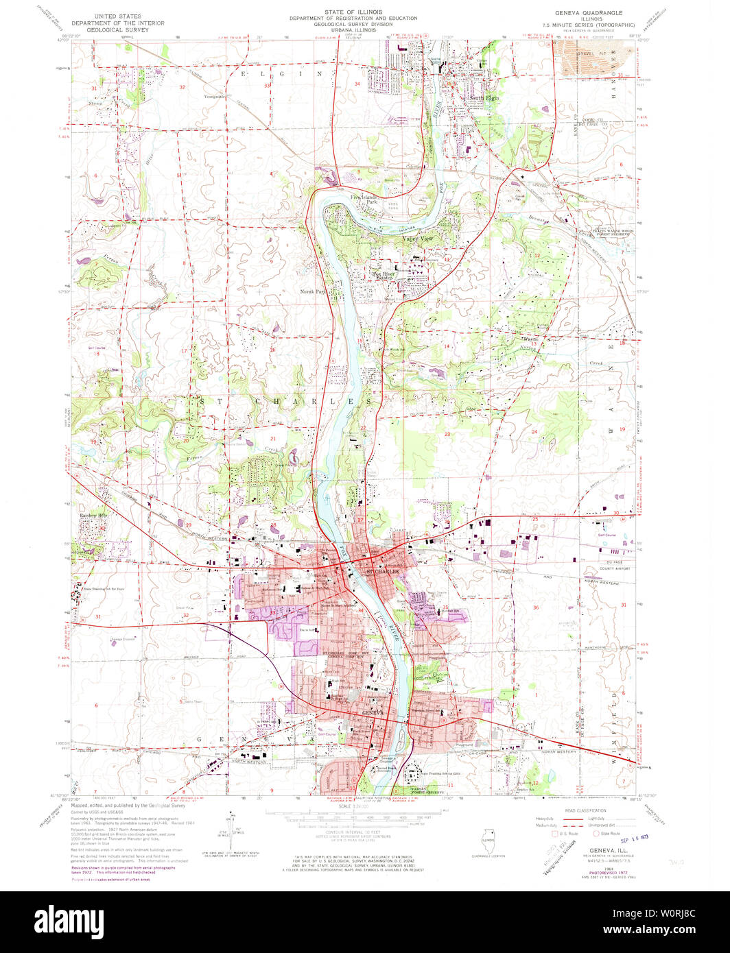 Historical map of geneva Cut Out Stock Images & Pictures - Alamy
