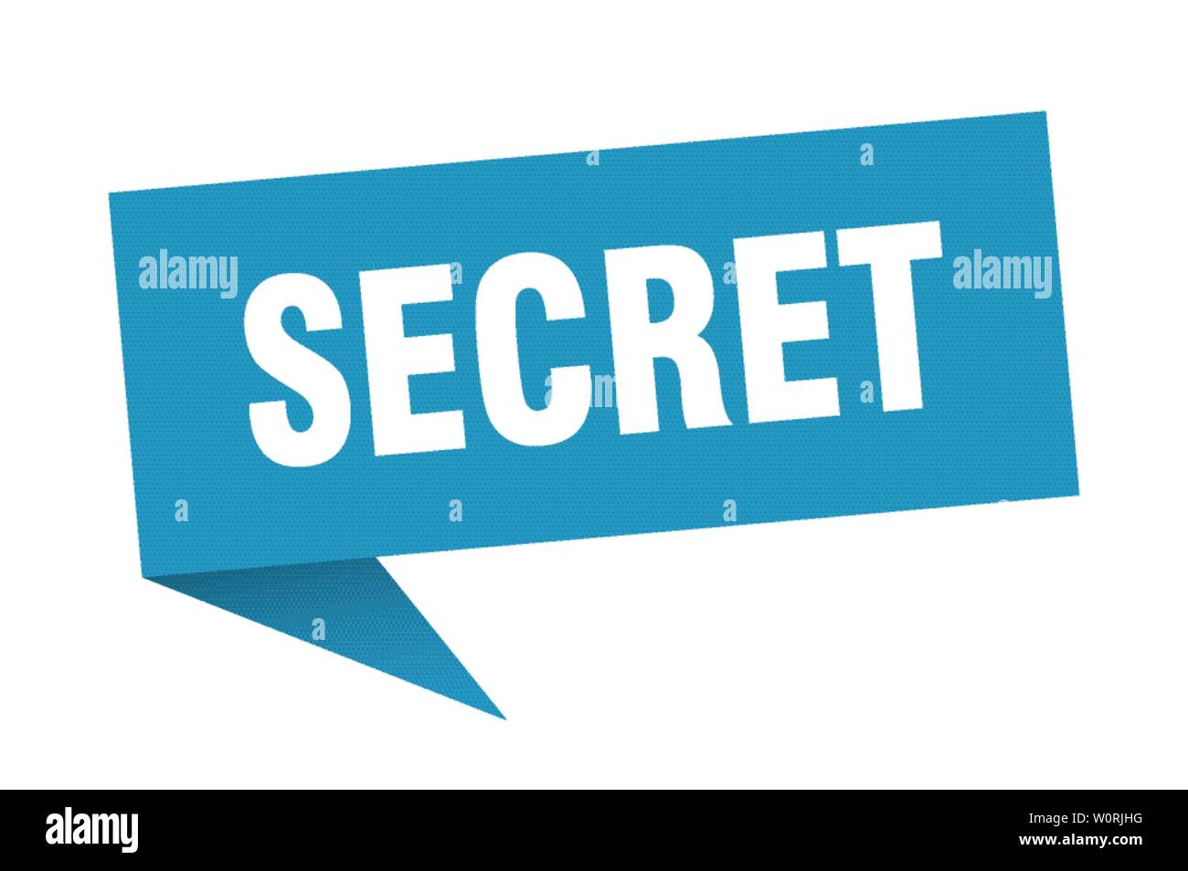 secret speech bubble. secret sign. secret banner Stock Vector Image ...