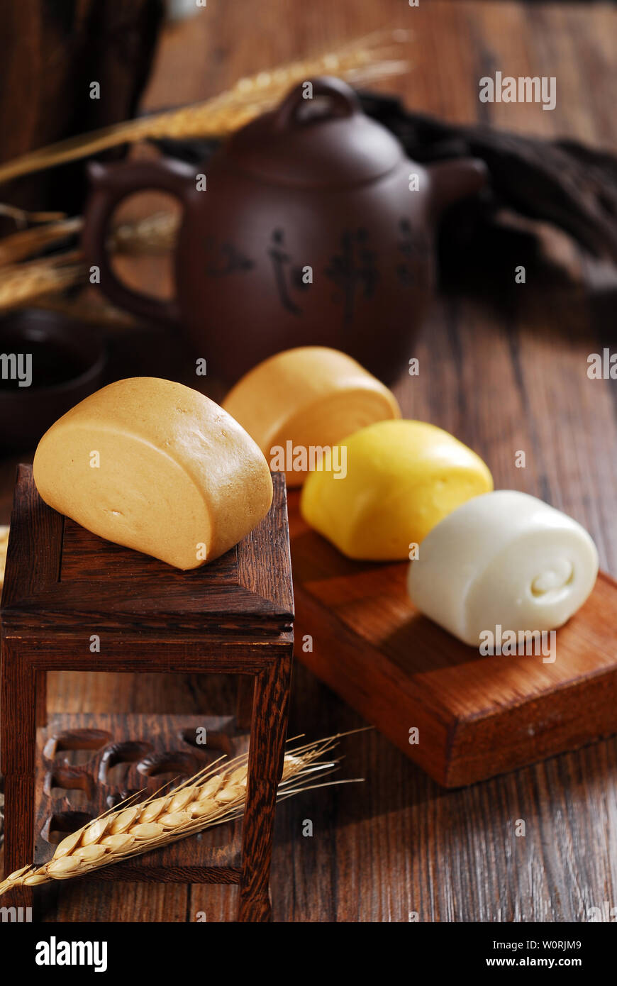 Corn noodle steamed buns hi-res stock photography and images - Alamy