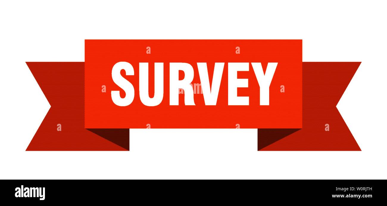survey ribbon. survey isolated sign. survey banner Stock Vector Image ...