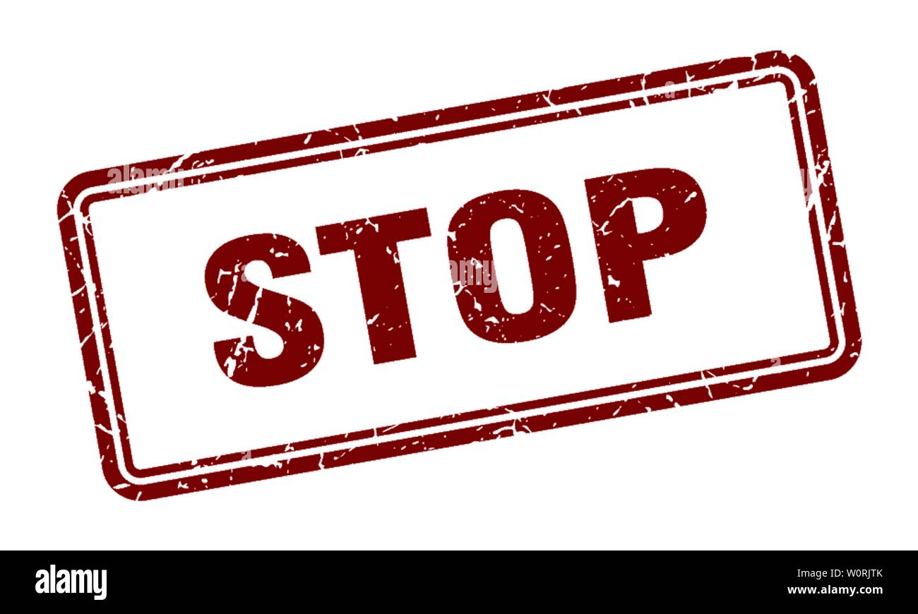 stop stamp. stop square grunge sign. stop Stock Vector Image & Art - Alamy