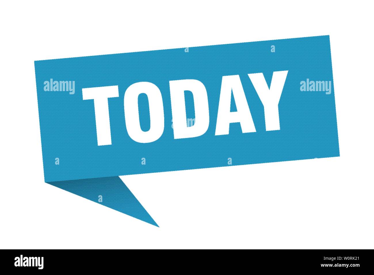 today speech bubble. today sign. today banner Stock Vector Image & Art ...