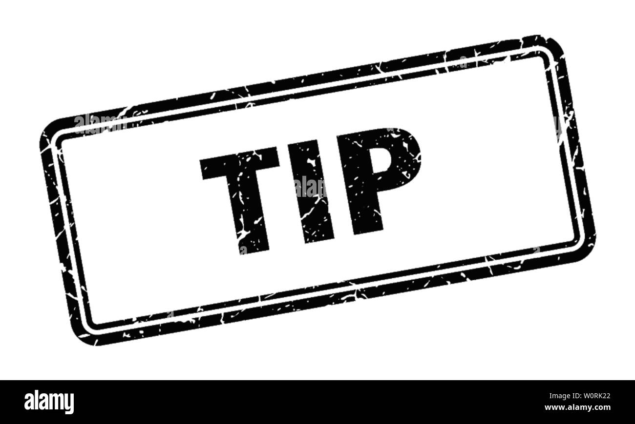 tip stamp. tip square grunge sign. tip Stock Vector Image & Art - Alamy