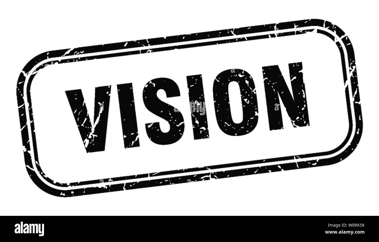 vision stamp. vision square grunge sign. vision Stock Vector Image ...