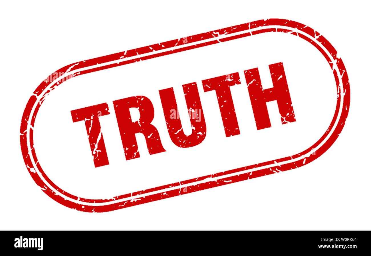 Truth square stamp grunge Stock Vector Images - Alamy