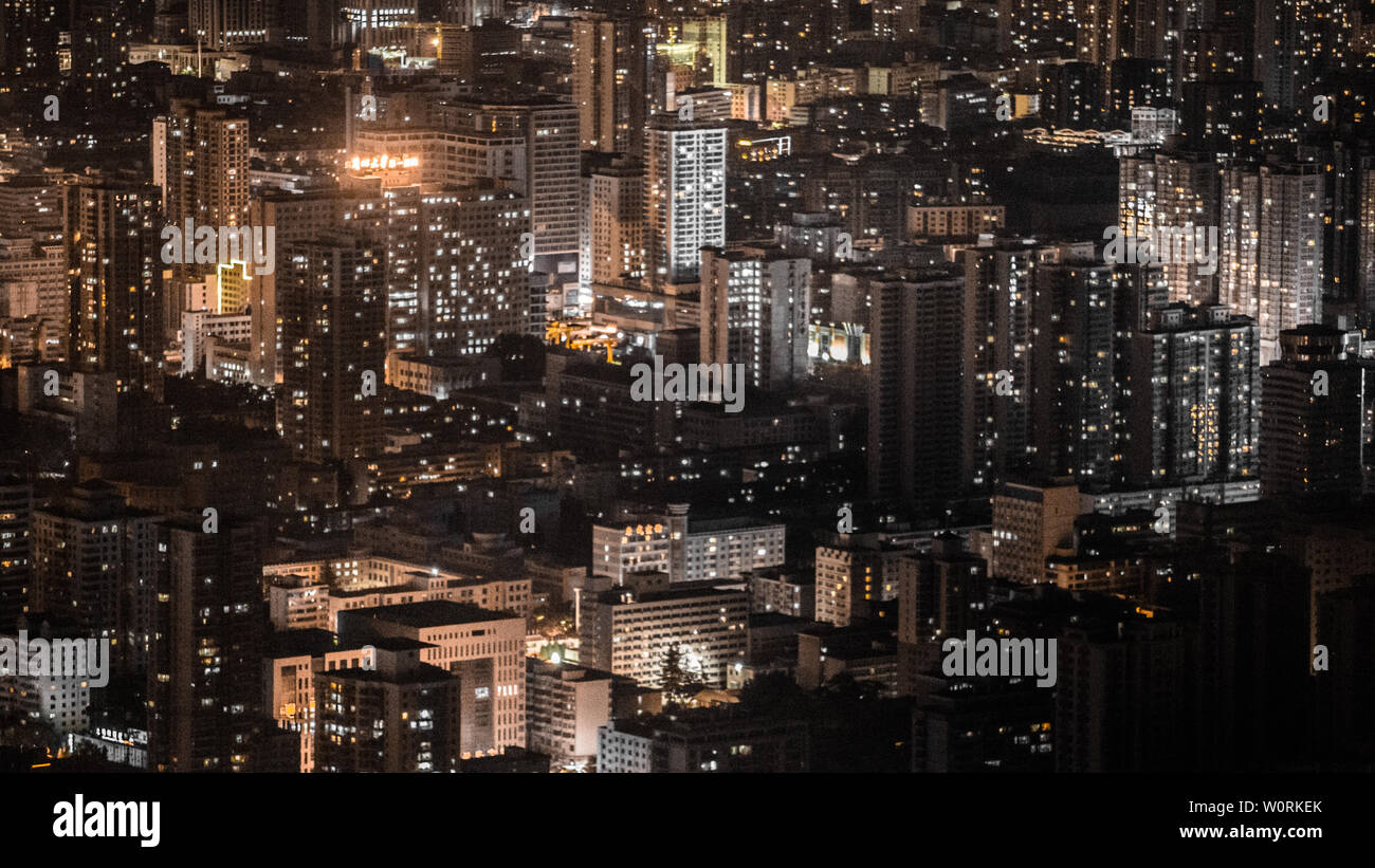 Night Scenery in Lanzhou Stock Photo - Alamy