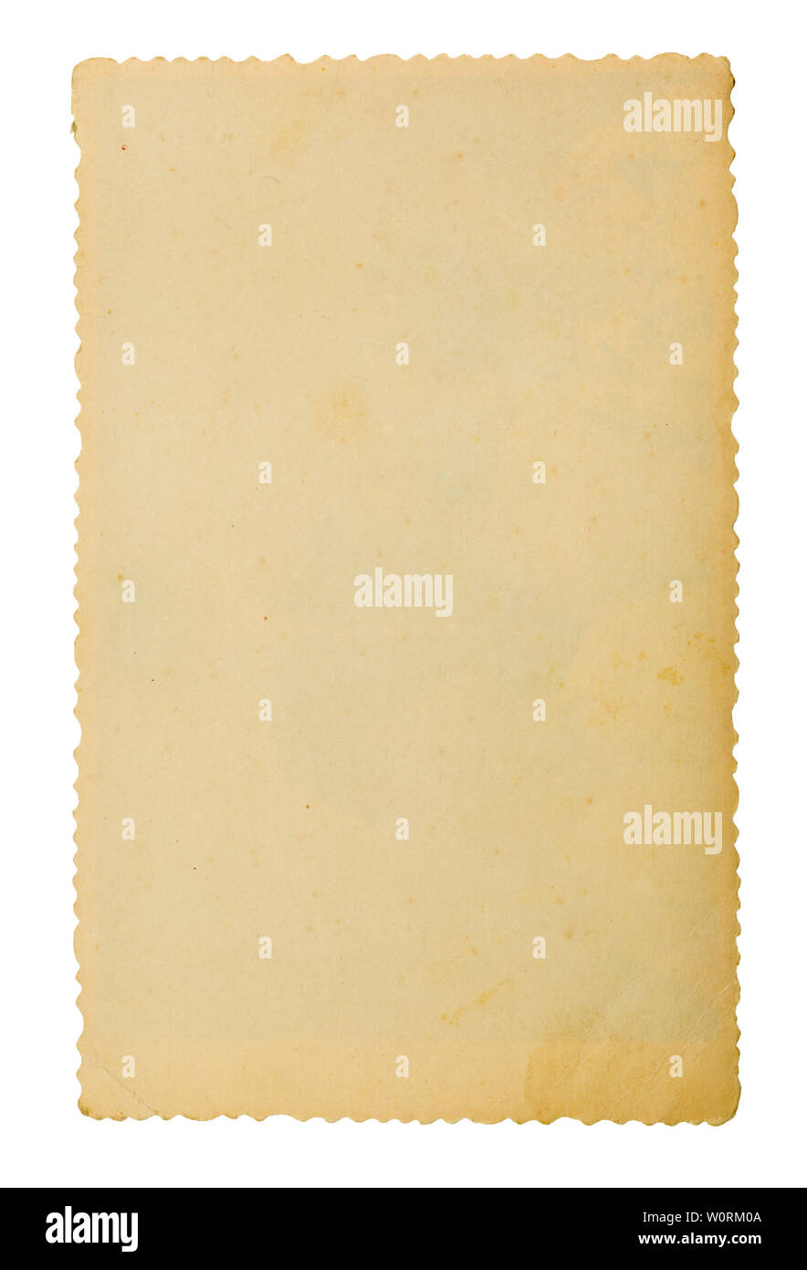 Old paper on white background Stock Photo - Alamy