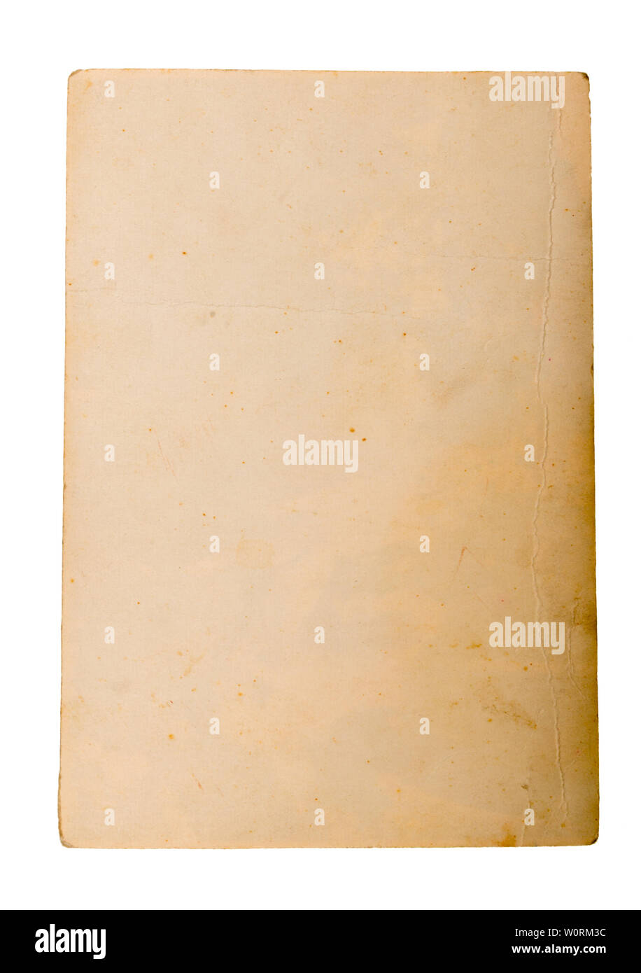 Old paper on white background Stock Photo - Alamy