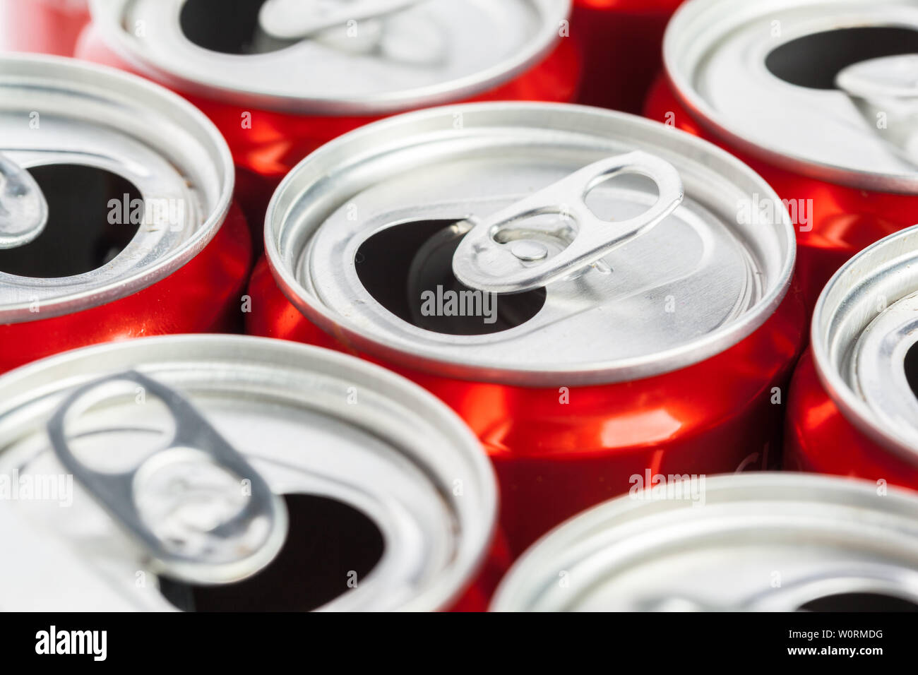 Empty recycle cans Stock Photo - Alamy