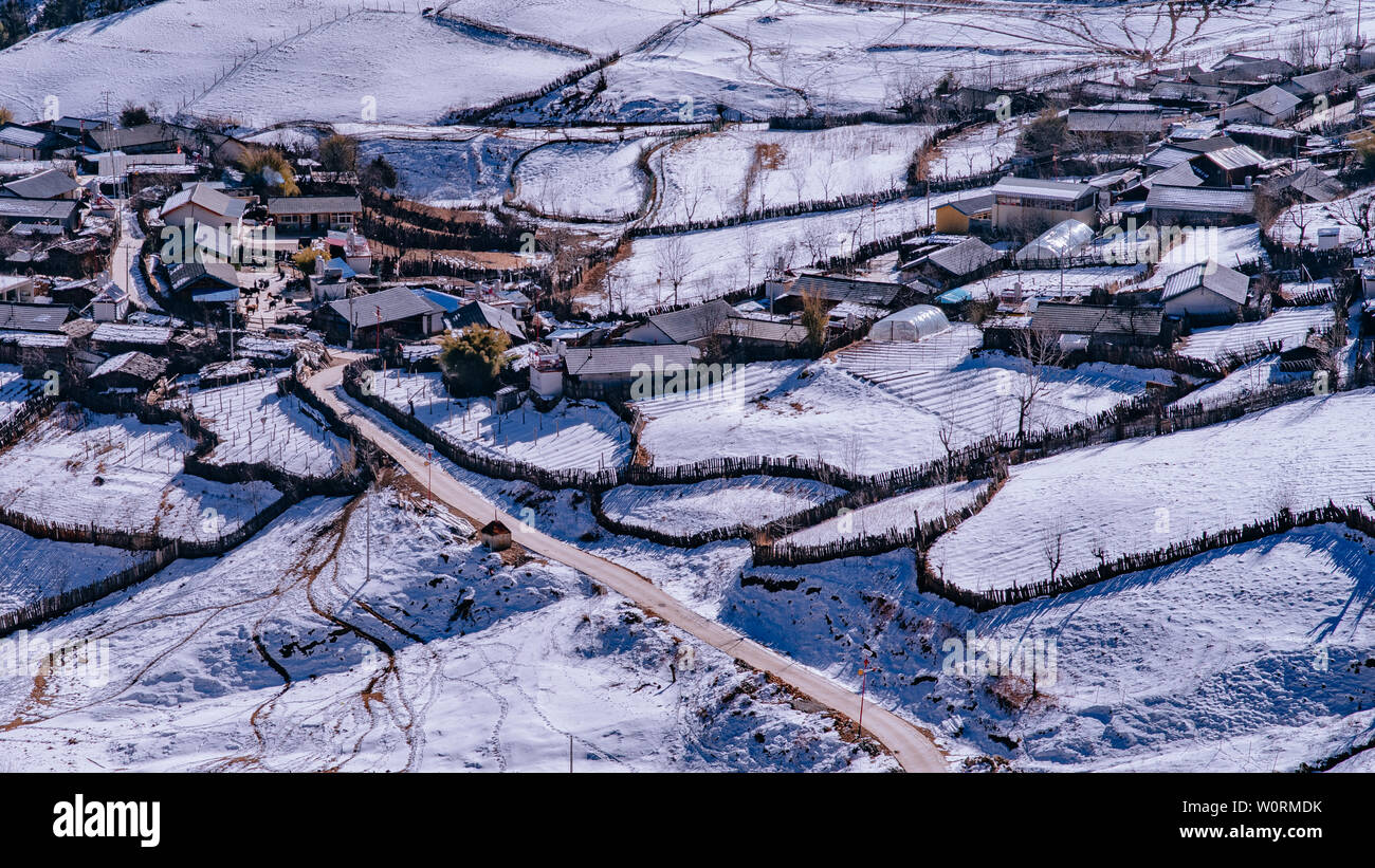 At the foot of the Haba Snow Mountains Stock Photo - Alamy