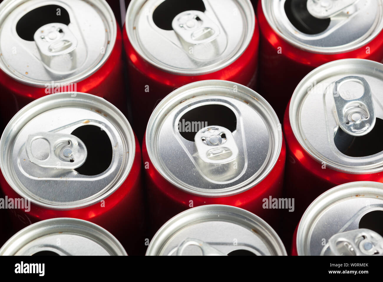 Empty recycle cans Stock Photo - Alamy