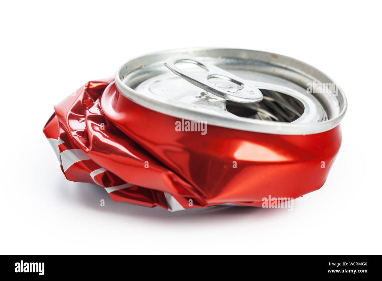 Compressed cans isolated on a white background Stock Photo - Alamy