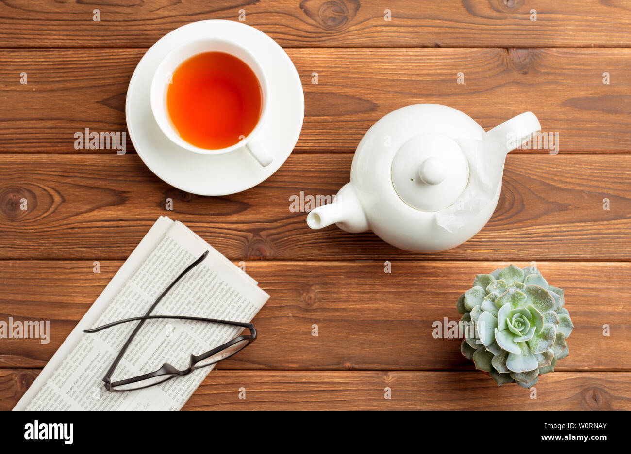 Cup of morning tea Stock Photo - Alamy