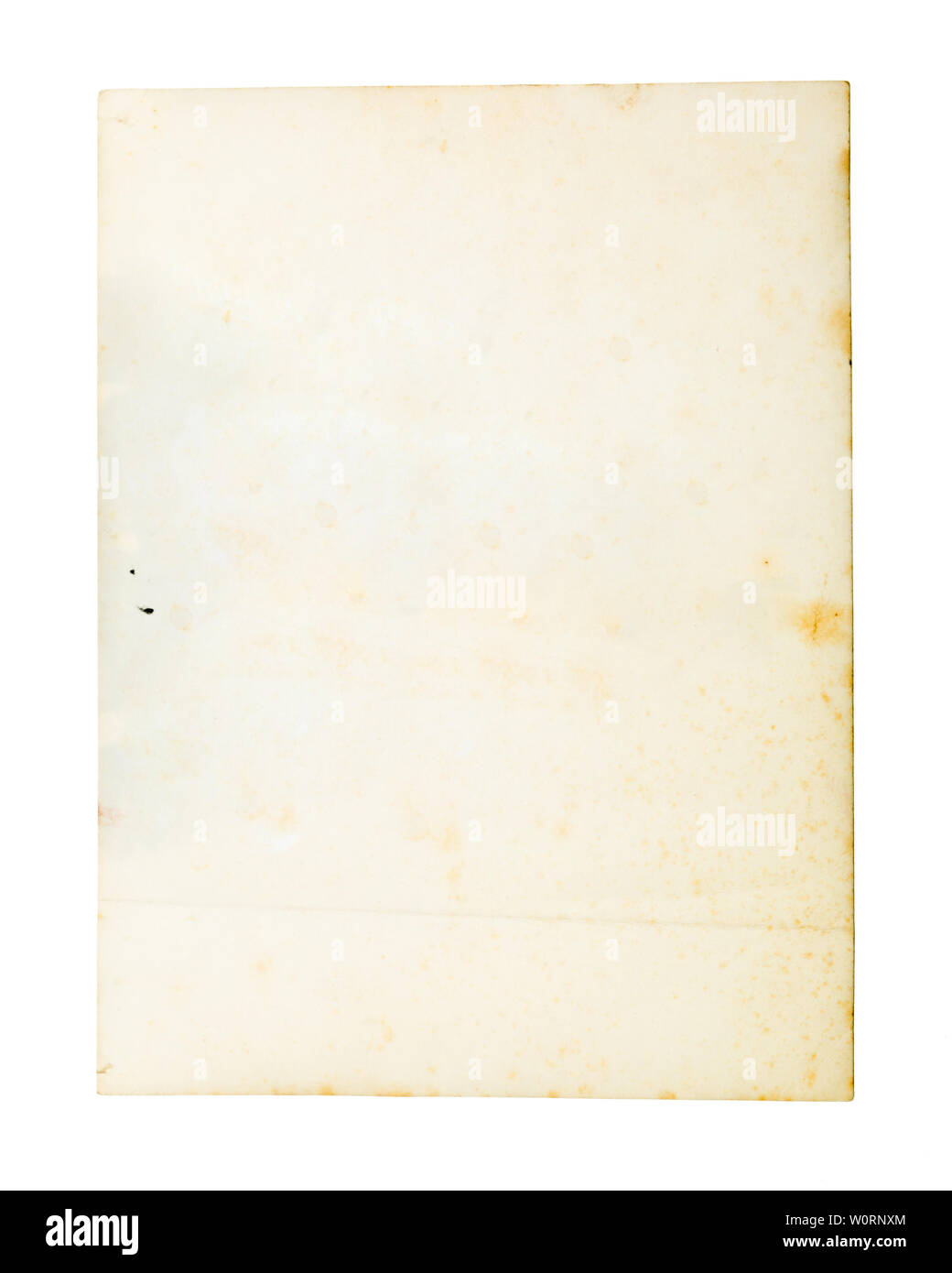 Old paper on white background Stock Photo - Alamy