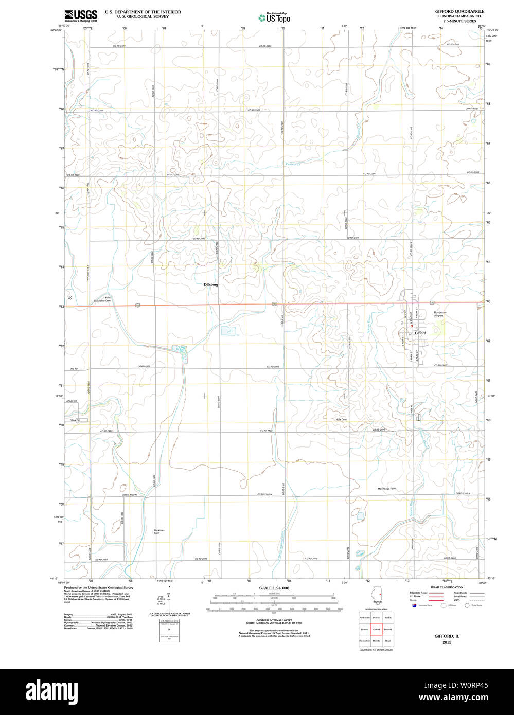 Map of gifford hi-res stock photography and images - Alamy