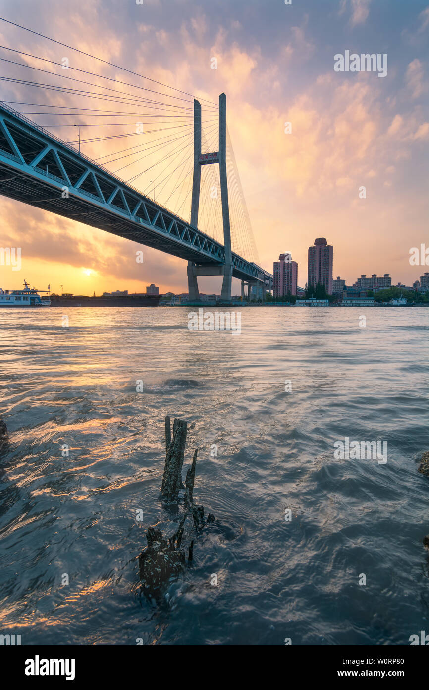 Minpu bridge hi-res stock photography and images - Alamy