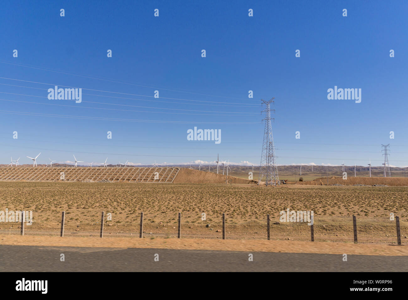 Wind turbine electric tower city hi-res stock photography and images ...