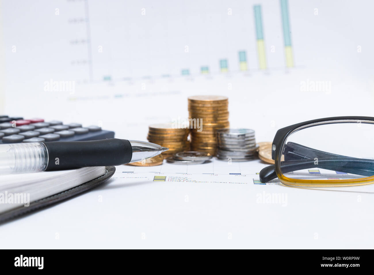 Creative diagram of business accounting concept Stock Photo - Alamy