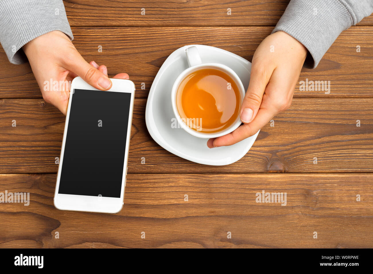 Cup of morning tea Stock Photo - Alamy