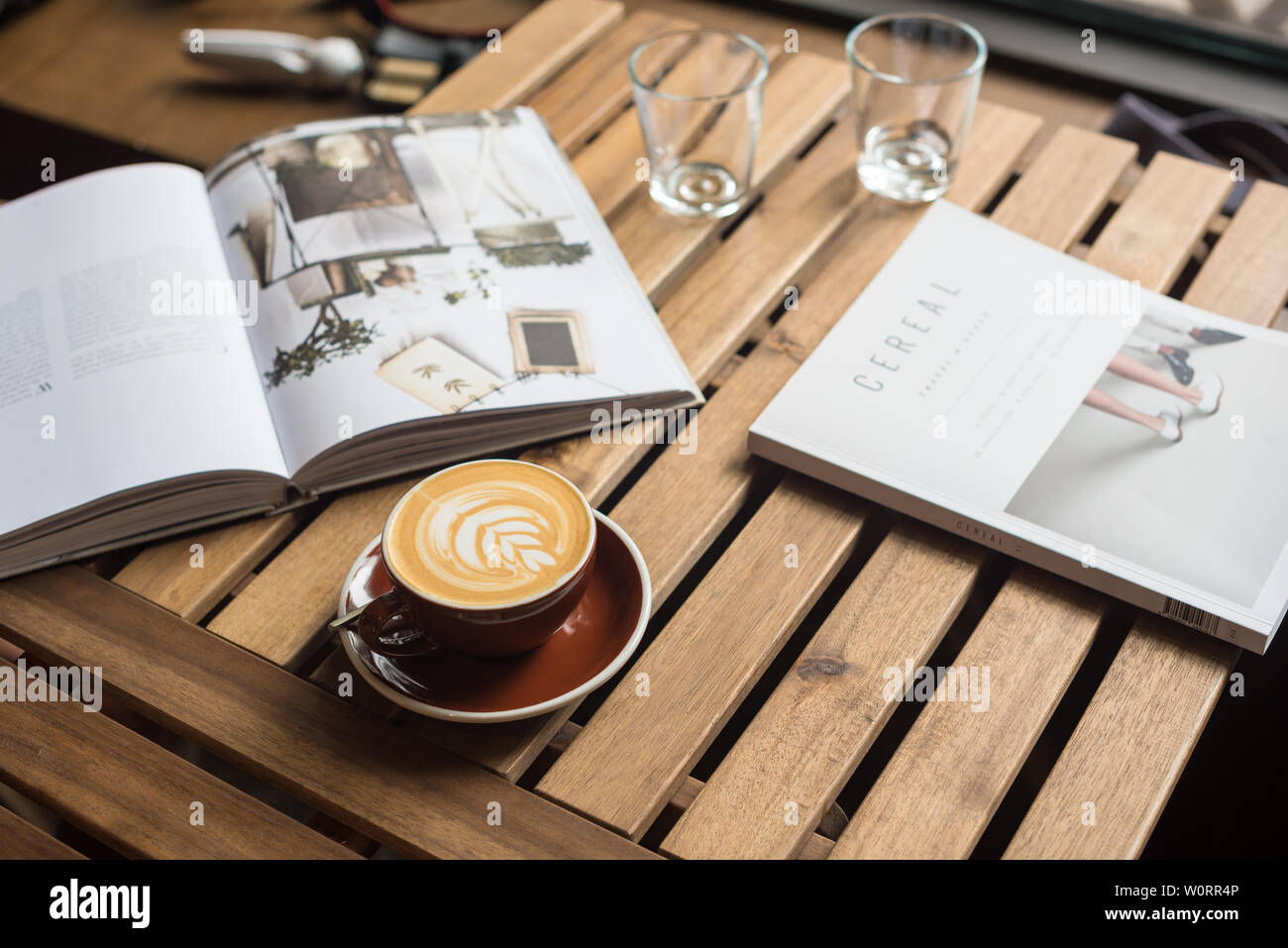 Magazine file wooden hi-res stock photography and images - Alamy