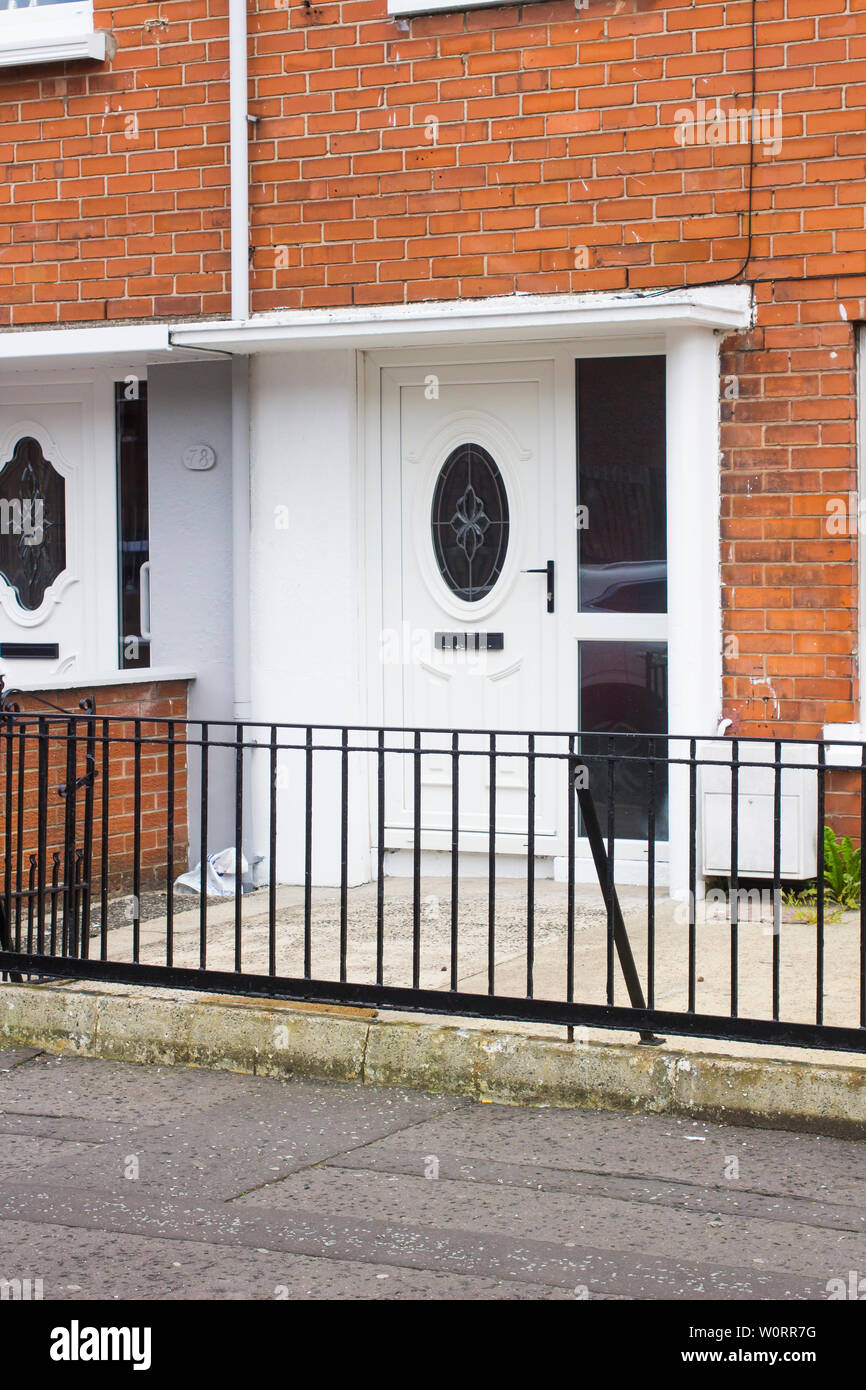 An example of a well maintained mid terrace house built in Belfast in ...