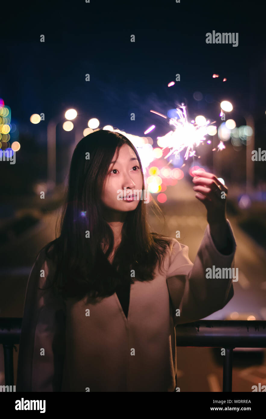 Fairy stick portrait Stock Photo - Alamy