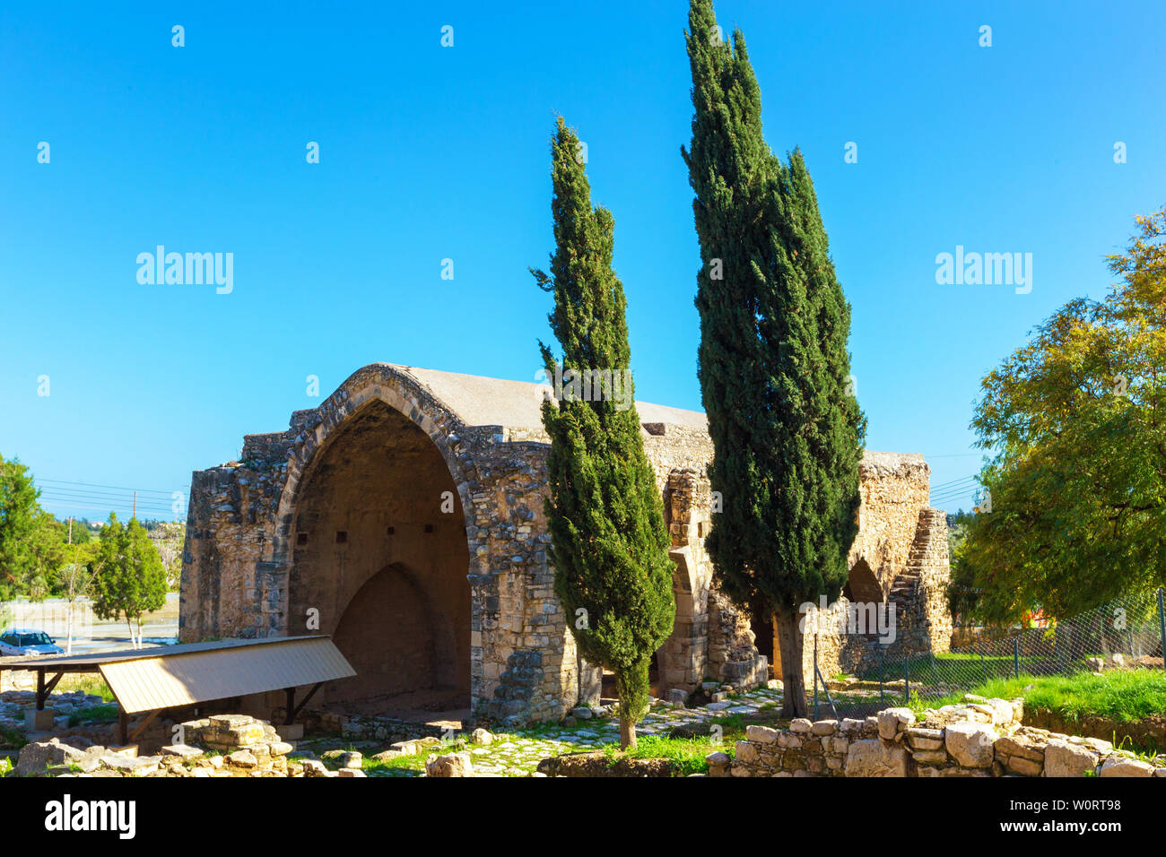Ancient ruins. Cyprus Stock Photo - Alamy