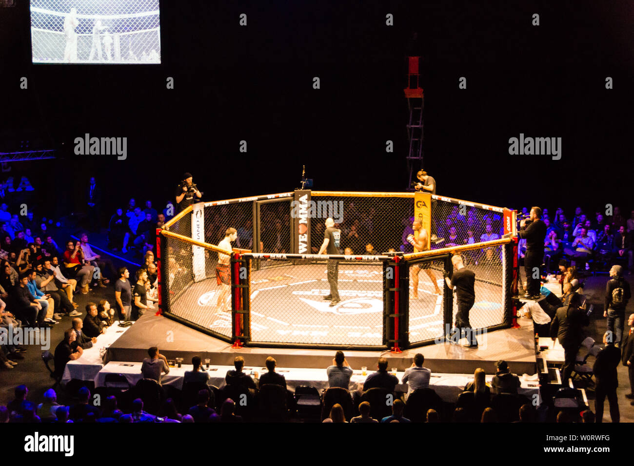 Hamburg, Germany - Nov 18th, 2017: The fight between Said-Magomed ...