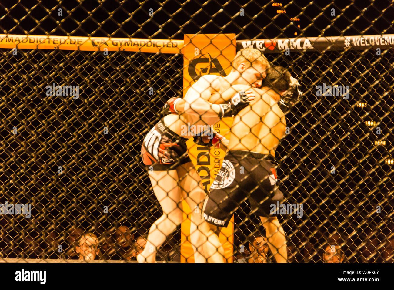 Hamburg, Germany - Nov 18th, 2017: The fight between Alexander Luster ...