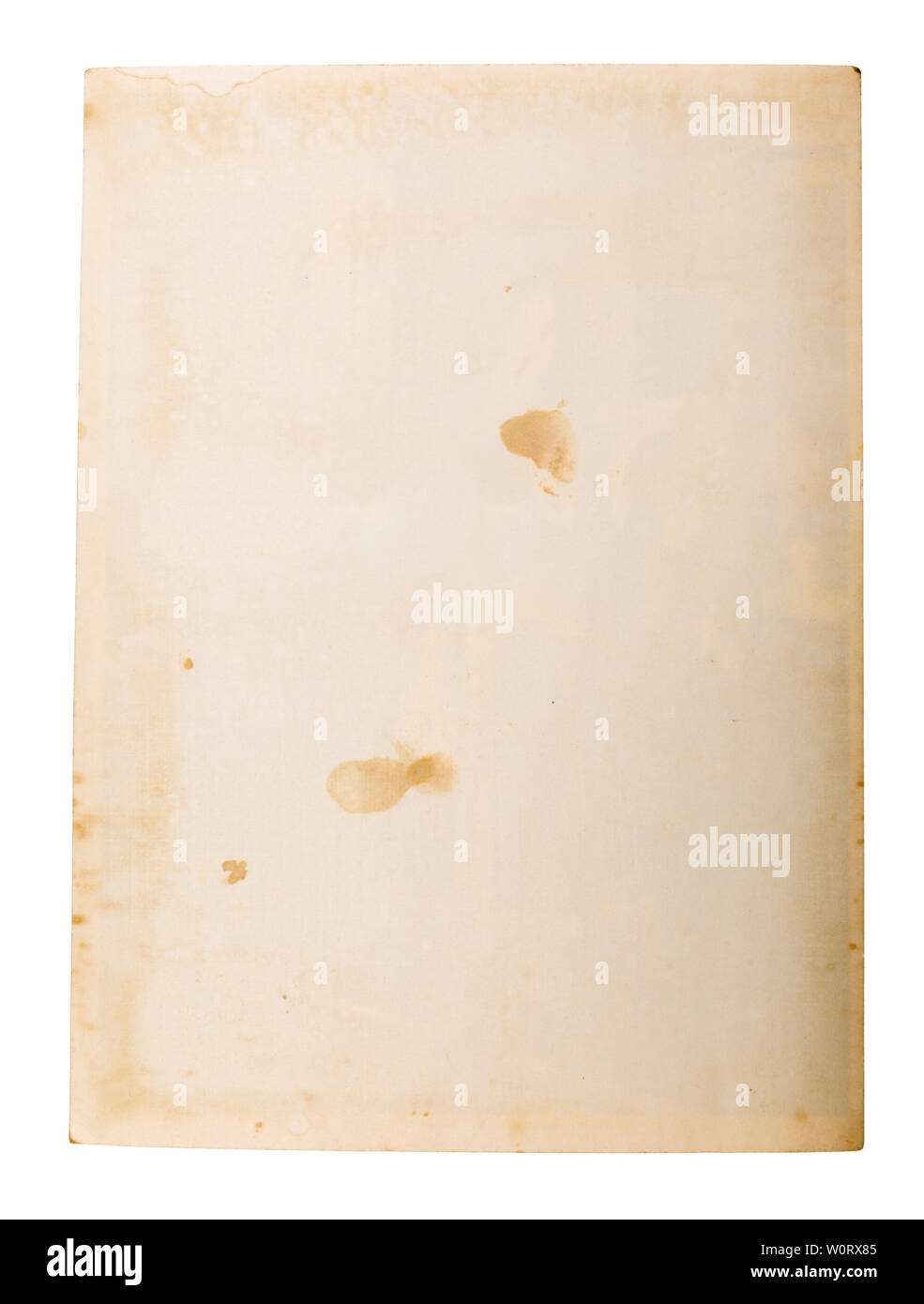 Old paper on white background Stock Photo - Alamy