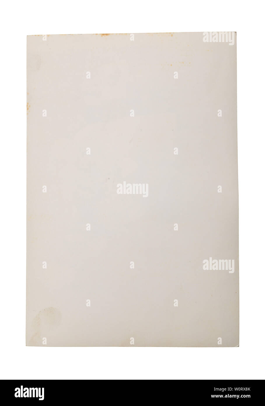 Old paper on white background Stock Photo - Alamy