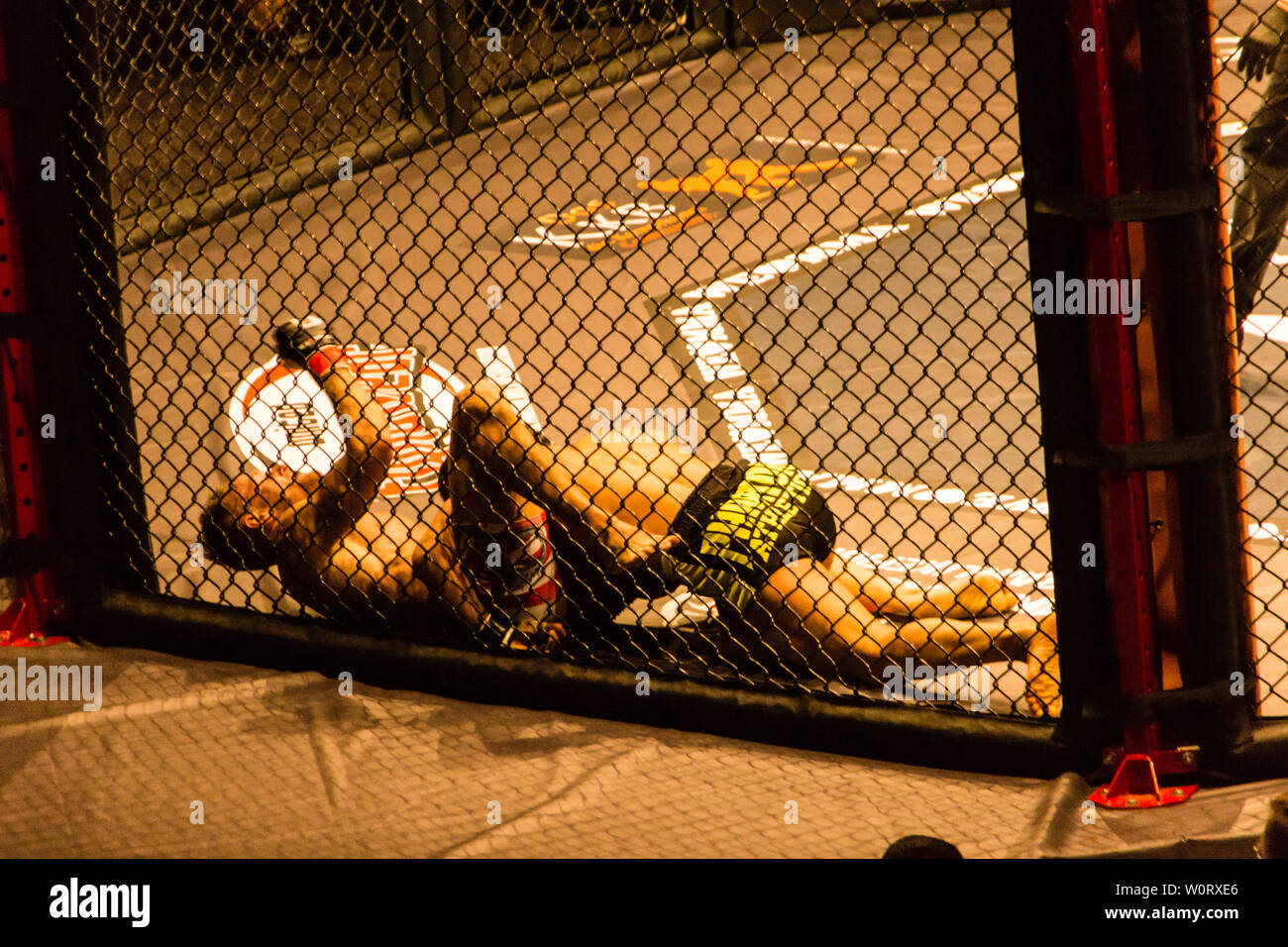 Hamburg, Germany - Nov 18th, 2017: The fight between Alex Wiens and ...