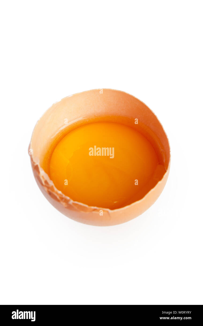 egg on white background Stock Photo - Alamy