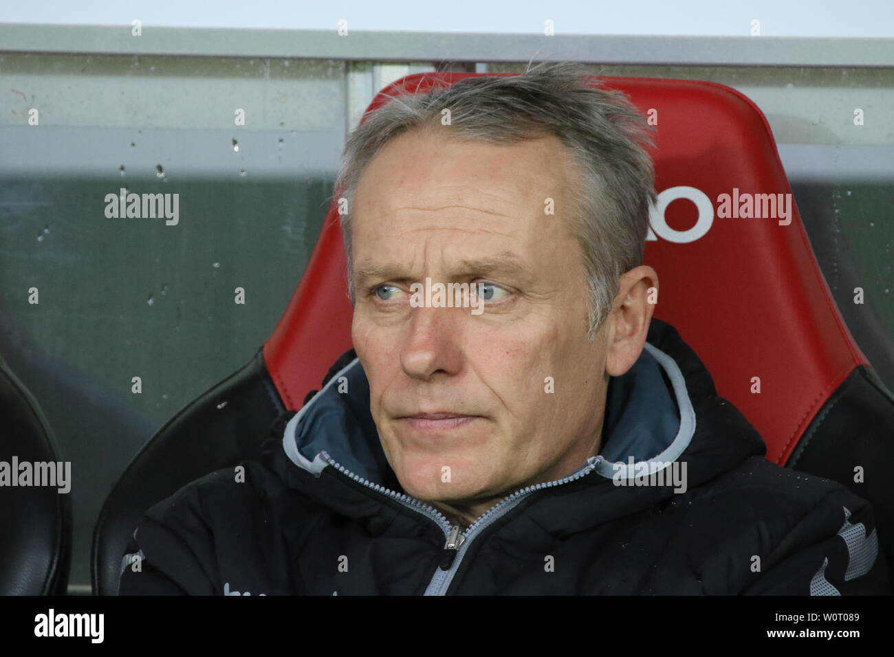 Trainer Christian Streich Freiburg High Resolution Stock Photography ...