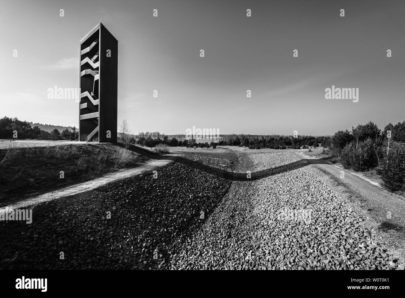SENFTENBERG, GERMANY - FEBRUARY 07, 2018: Attractions near the lake ...