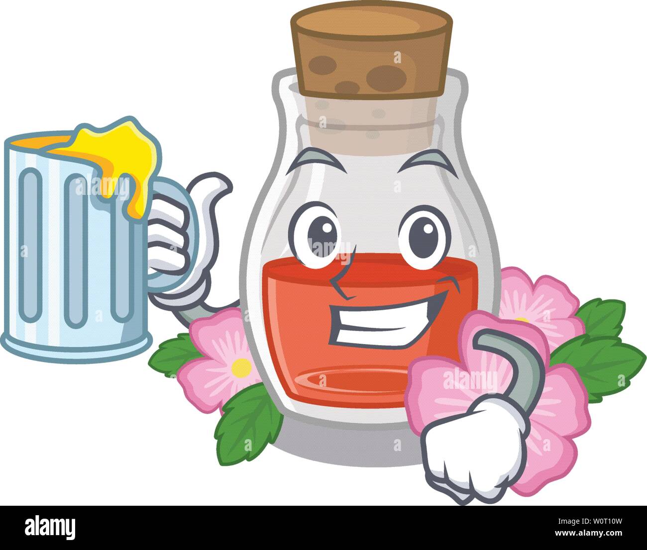 Rose hip juice Stock Vector Images - Alamy