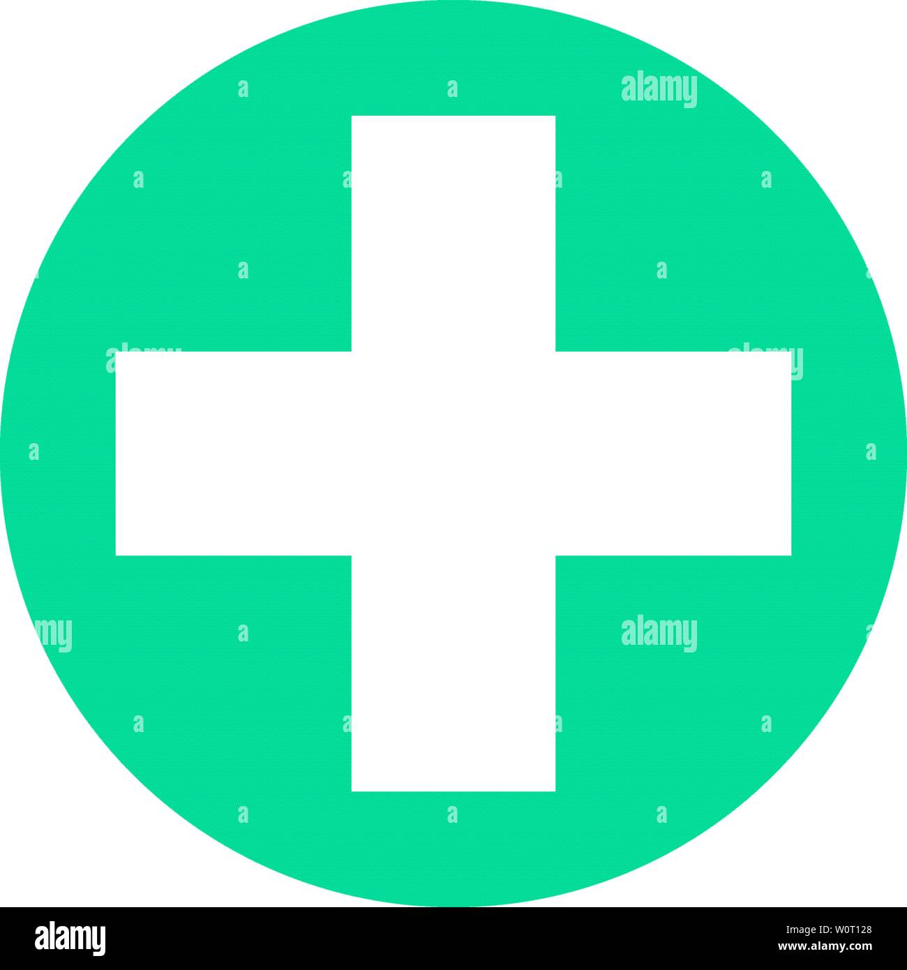 Medical Cross Icon. Health Care Illustration As A Simple Vector Sign ...