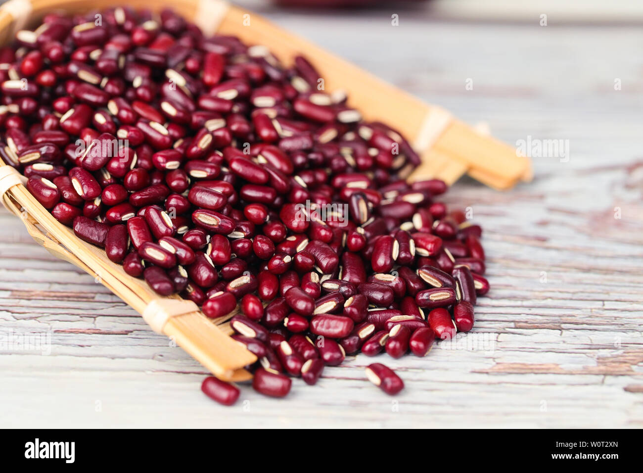 Red beans, little red beans Stock Photo - Alamy