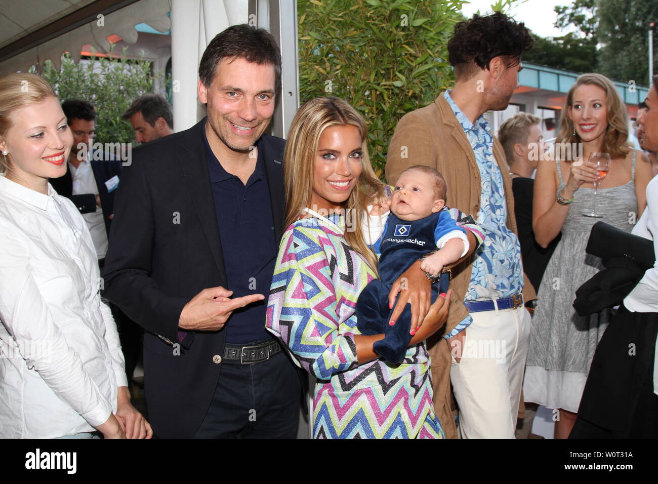 Sylvie Meis mit Baby Alexander Lucien Rienau,David Rienau beim RTL ...
